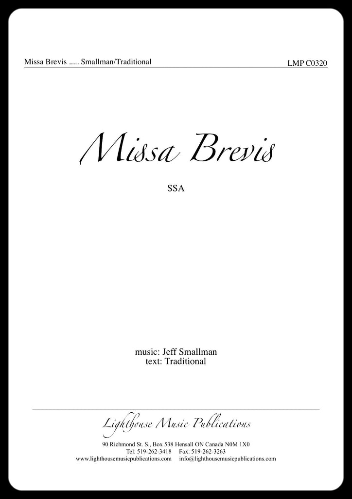 Missa Brevis – Lighthouse Music Publications